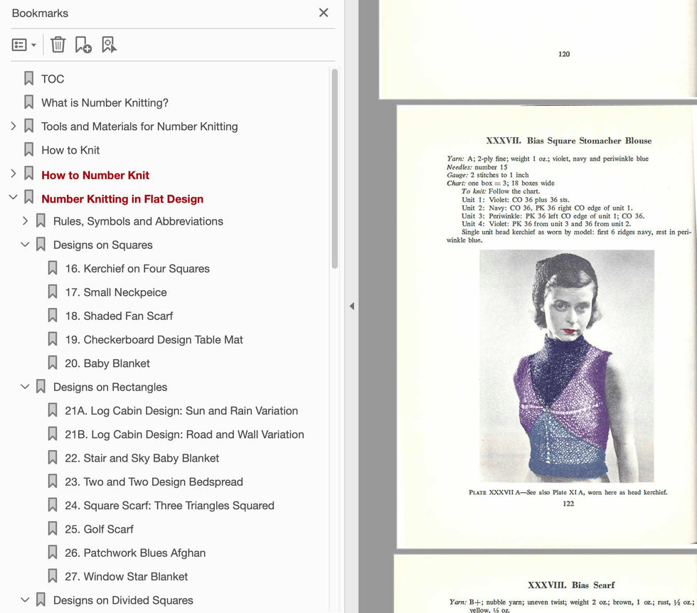 Number Knitting: The New All-Way Stretch Method, Digital Scan of The O – KnitSwag